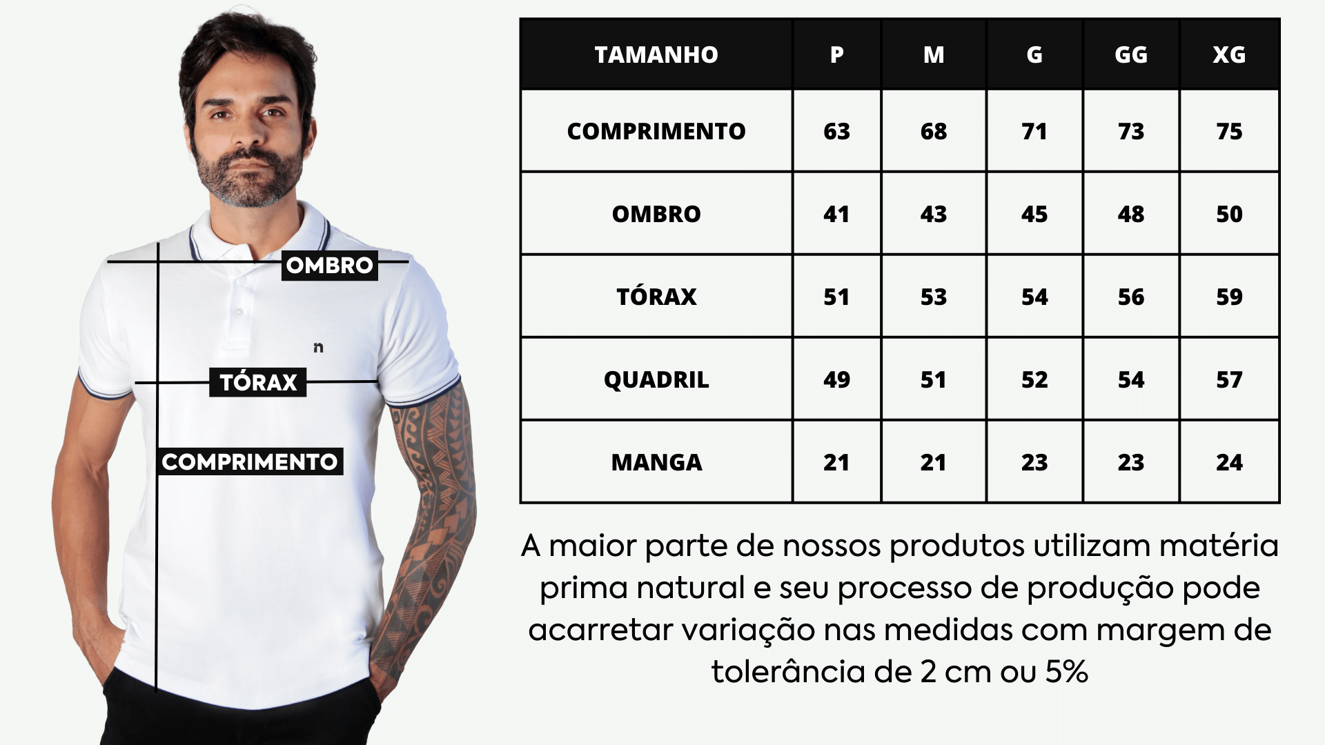 Camisa Polo Piquet Minerva - Investman